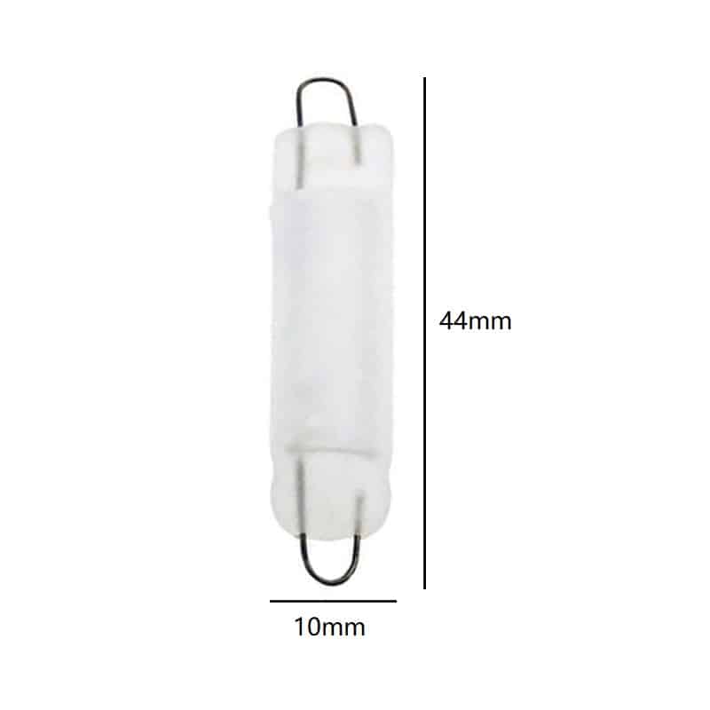 12V 5W Xenon Festoon Rigid Loop 10mm X 44mm Frosted (Pack of 5) - WEB LAMPS